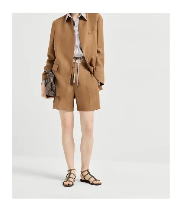 Brunello Cucinelli Tailored Pleat Shorts