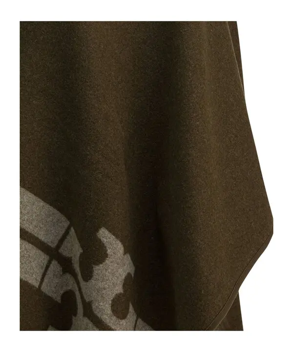 Tory Burch Fringed Cape - Brown