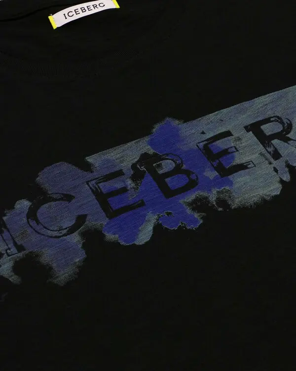 Iceberg Round Collar Logo T-shirt