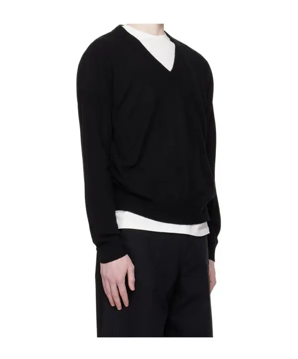 ENTIRE STUDIOS V-neck Sweater - Black
