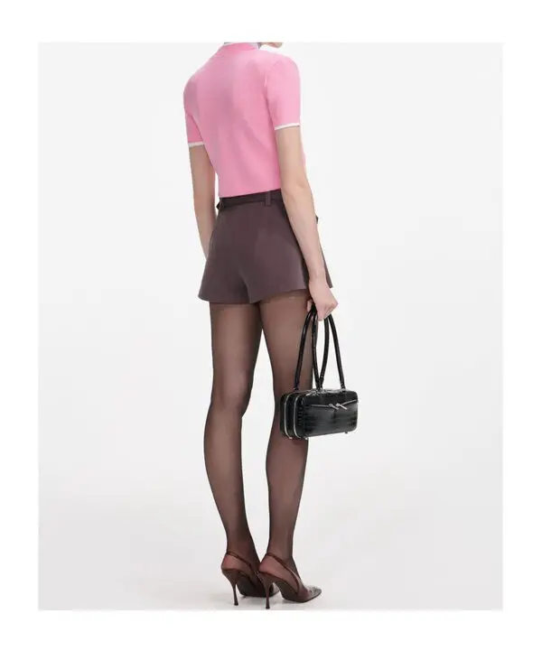SELF-PORTRAIT A-line Belted Skirt