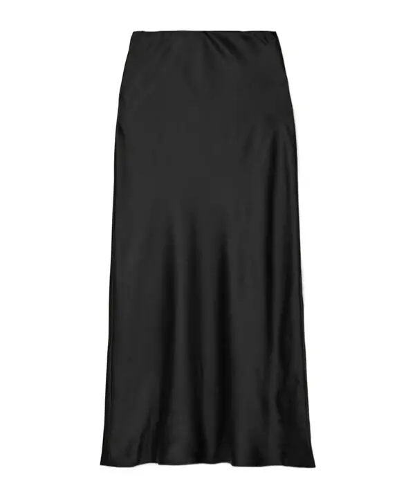 Norma Kamali Obie Bias-cut Midi Skirt
