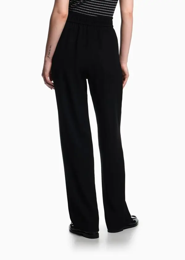 Emporio Armani Loose Fit High Waist Trousers