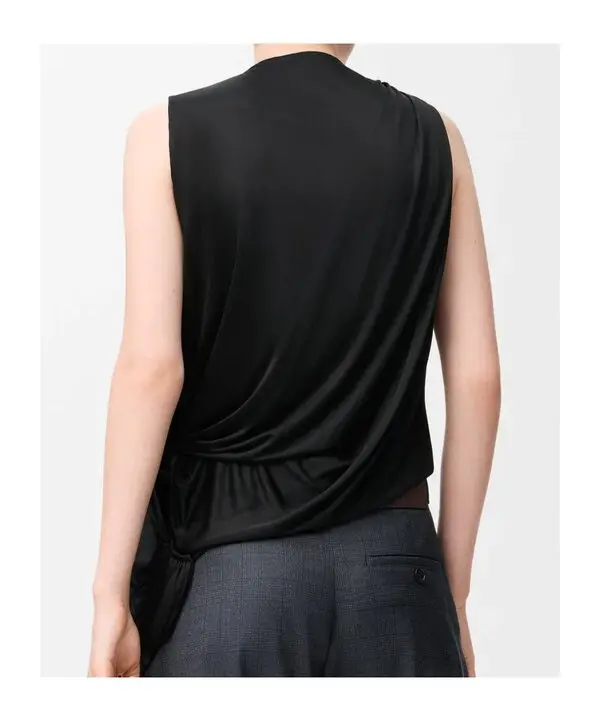 Loewe Draped V-neck Top