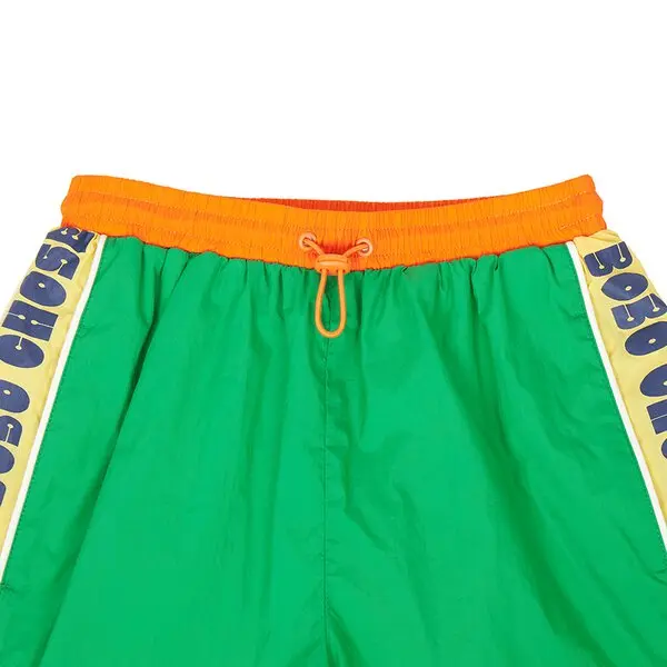 BOBO CHOSES Elastic Waist Shorts With Logo Detail