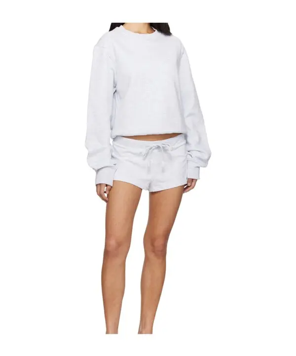 ENTIRE STUDIOS Lightweight Micro Shorts - Light Gray