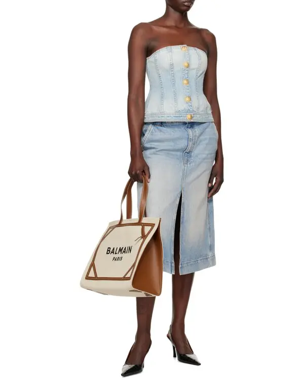 Balmain B-army Tote Bag