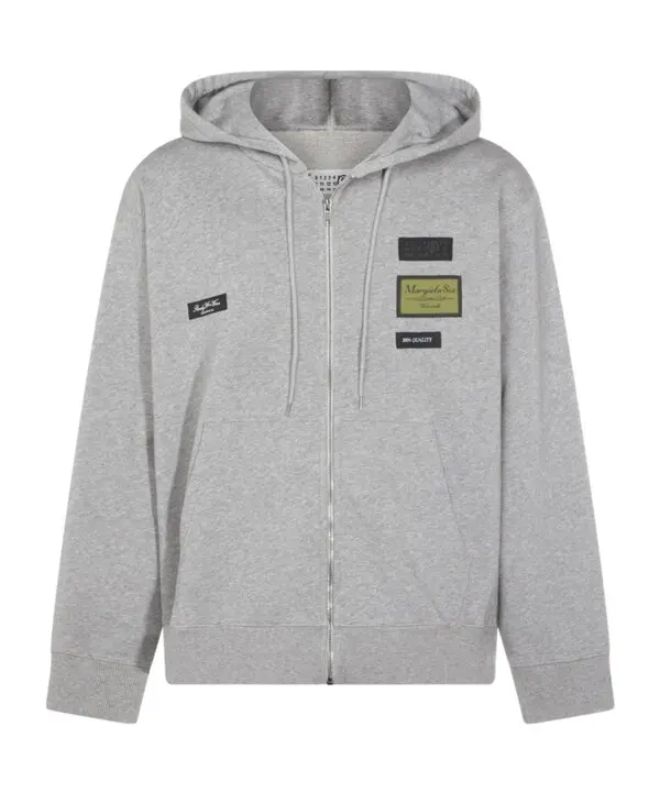 MAISON MARGIELA Zip Hoodie With Patches