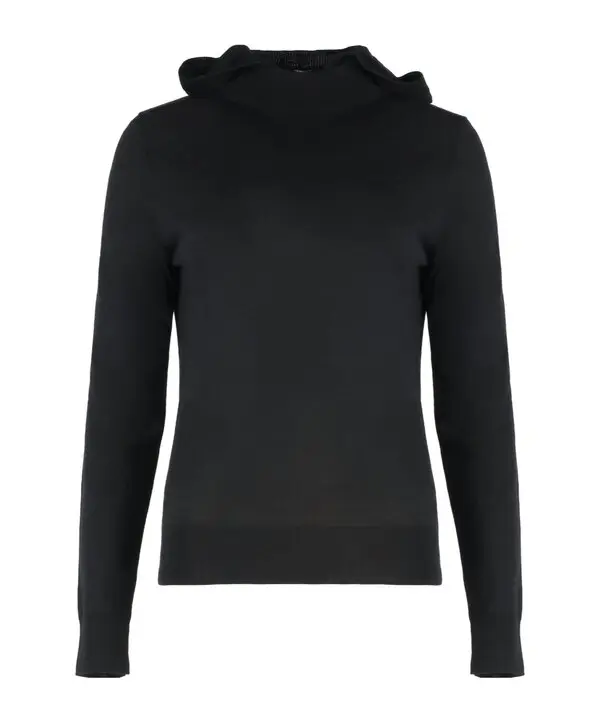 P.a.r.o.s.h Linfa Knitted Hoodie - Black