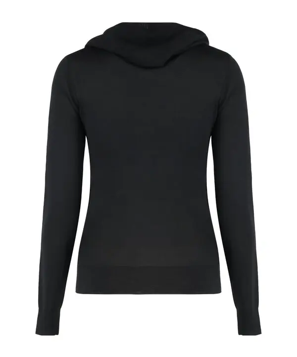P.a.r.o.s.h Linfa Knitted Hoodie - Black