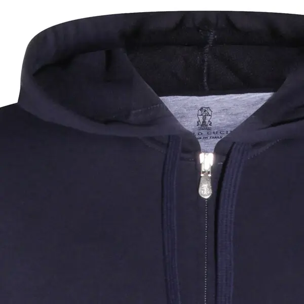 Brunello Cucinelli Zip-up Drawstring Hoodie