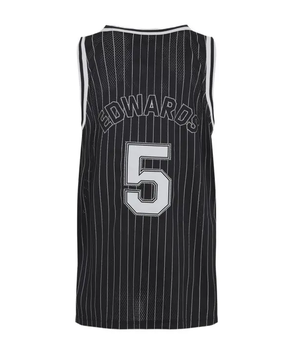Y3 Sleeveless Striped Basketball Tank Top