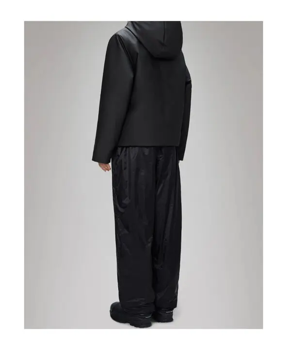 Rains Snap-button Hooded Padded Jacket