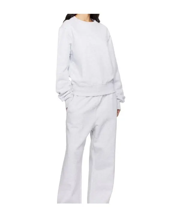 ENTIRE STUDIOS Elastic Waist Sports Pants - Light Grey
