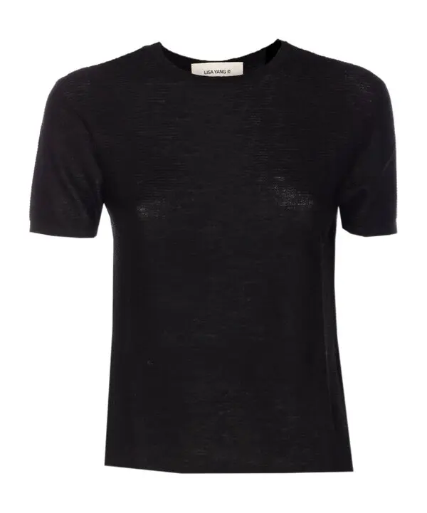 LISA YANG Ira Crewneck T-shirt - Black