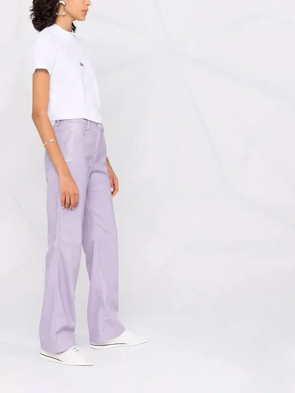 MSGM Embroidered Logo T-shirt