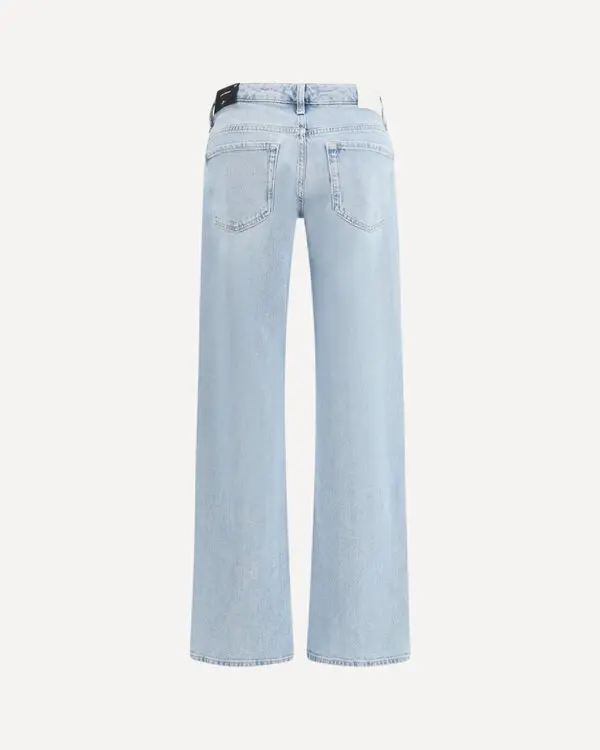 7 For All Mankind Low-rise Straight Jeans