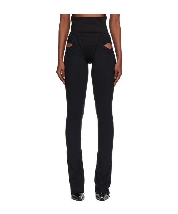 KNWLS Patchwork Front Pleat Pants