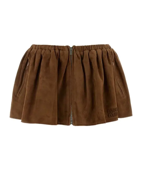 Miu Miu Zipped Mini Skirt