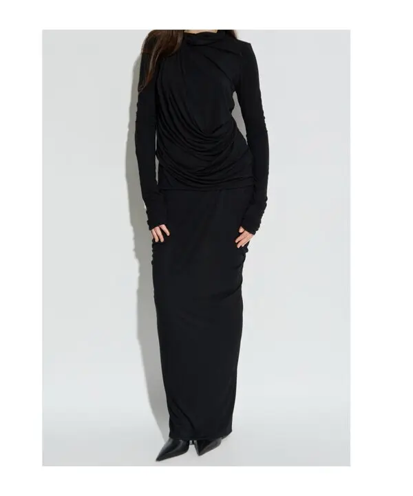ENTIRE STUDIOS Draped Midi Skirt