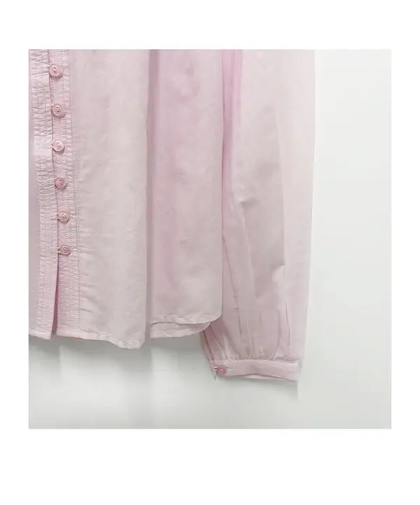 Isabel Marant Étoile Christa Ruffled Buttoned Blouse - Light Pink