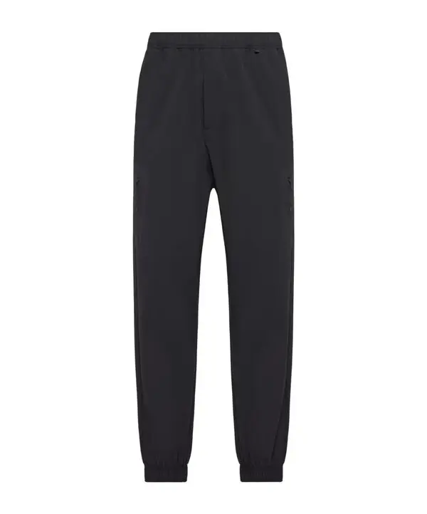 Moncler Elasticated Waistband Trousers With Drawstring - Black