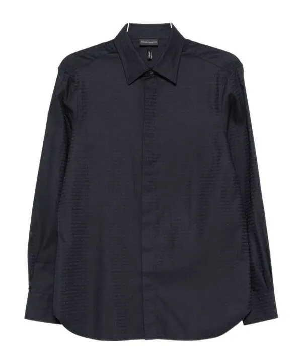 Emporio Armani Long-sleeved Shirt - Blue