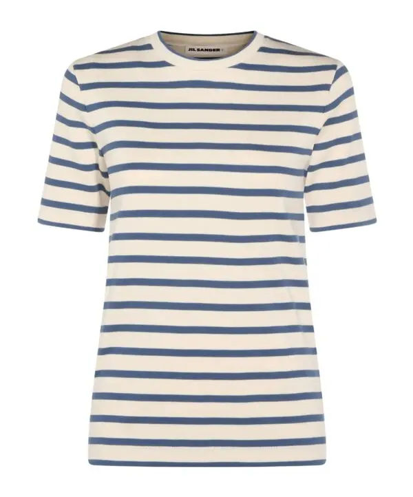 JIL SANDER Striped Jersey T-shirt - No