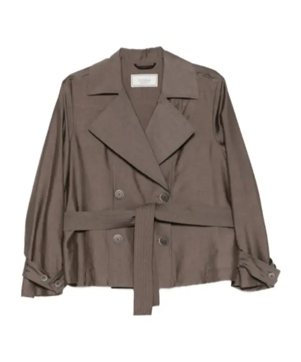 Peserico Notched Lapel Double-breasted Jacket
