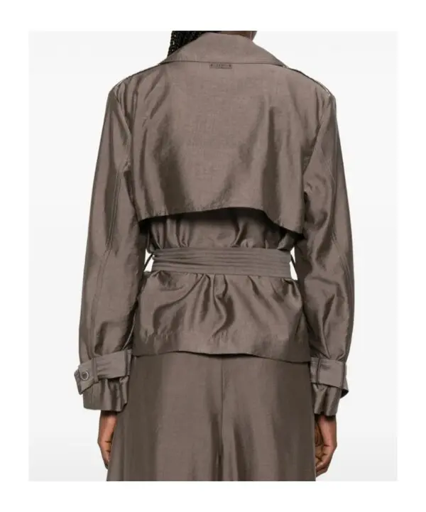 Peserico Notched Lapel Double-breasted Jacket