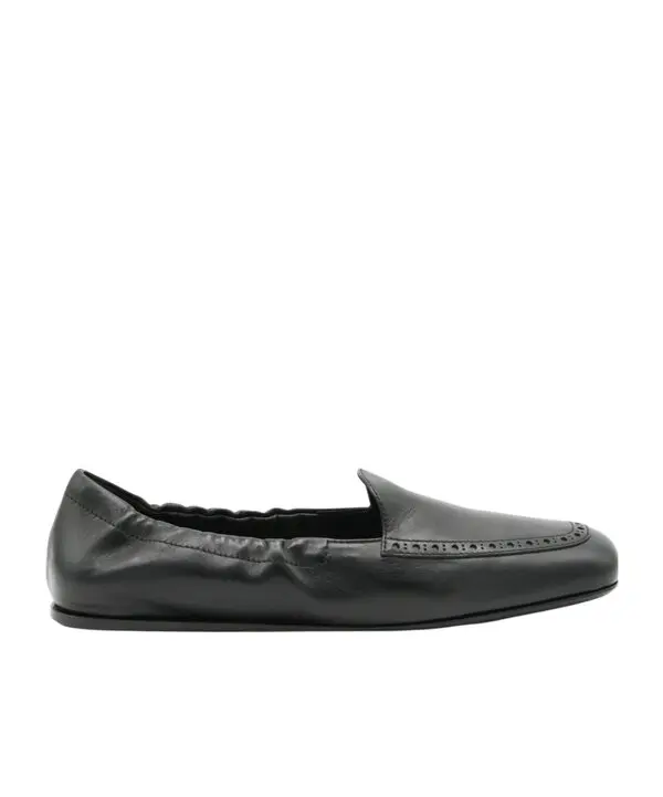 Church's Square Toe Slip-on Loafers - Black