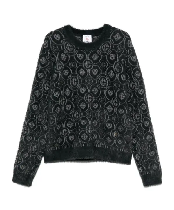 Casablanca Logo-pattern Knitted Jumper