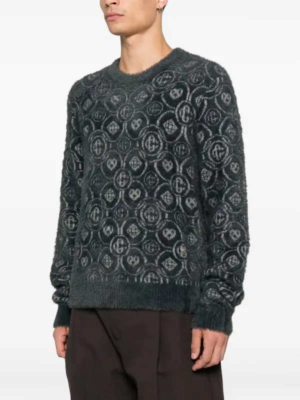 Casablanca Logo-pattern Knitted Jumper