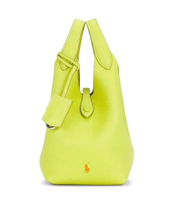 Polo Ralph Lauren Small Leather Cross Body Bag - Yellow