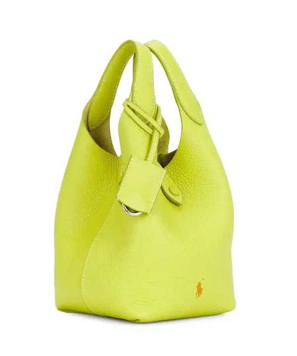 Polo Ralph Lauren Small Leather Cross Body Bag - Yellow