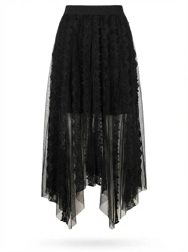ALLSAINTS Vashtie Lace Midi Skirt