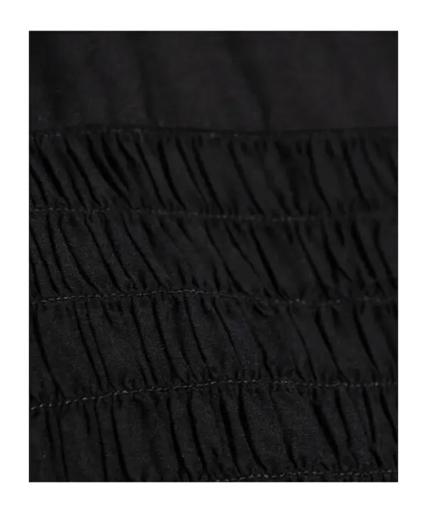 ALLSAINTS Chia Smocked Mini Dress - Black