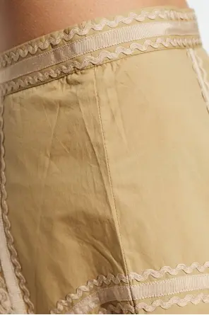 Ulla Johnson Norah Panelled Midi Skirt - Beige
