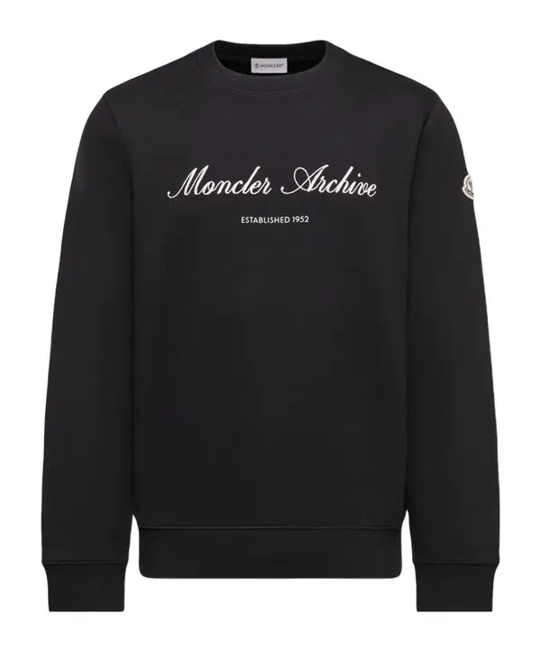 Moncler Archive Logo Crewneck Sweatshirt