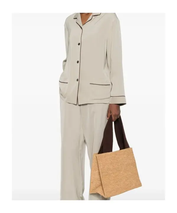 THE ROW Woven Handbag - Light Brown
