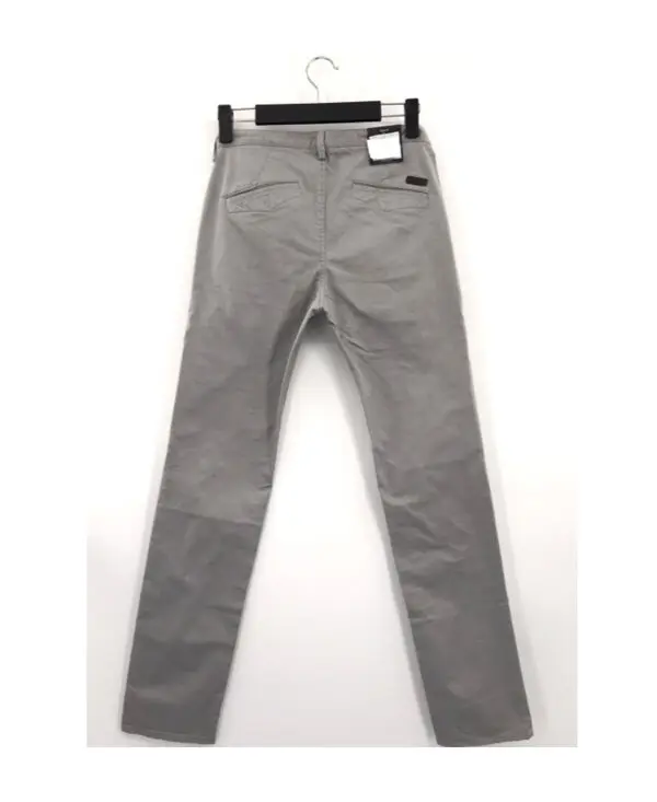 Hugo Boss Tailored Straight Leg Casual Pants - Gray