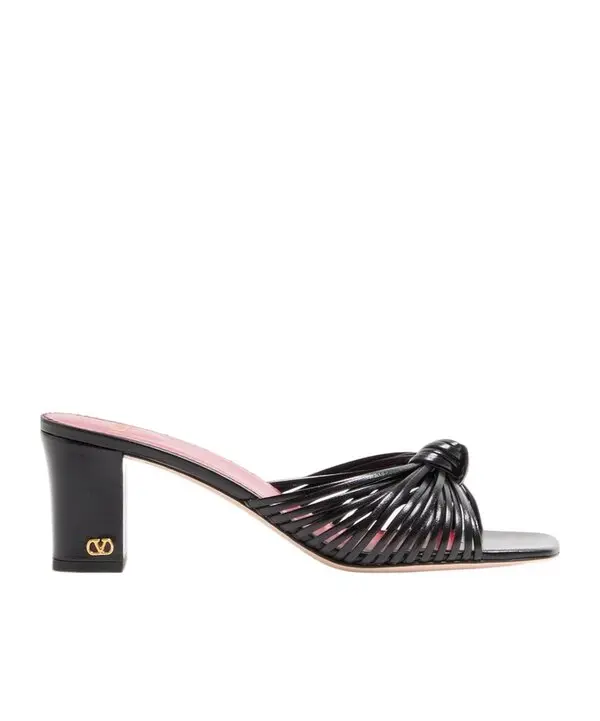 Valentino Garavani Annet Kidskin Slide Sandal 60mm