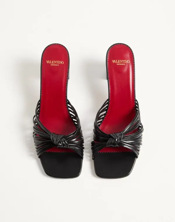 Valentino Garavani Annet Kidskin Slide Sandal 60mm