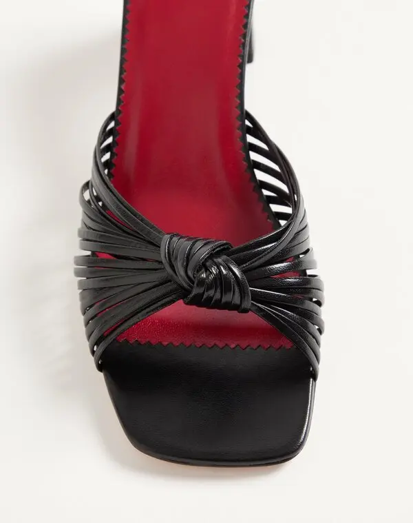 Valentino Garavani Annet Kidskin Slide Sandal 60mm