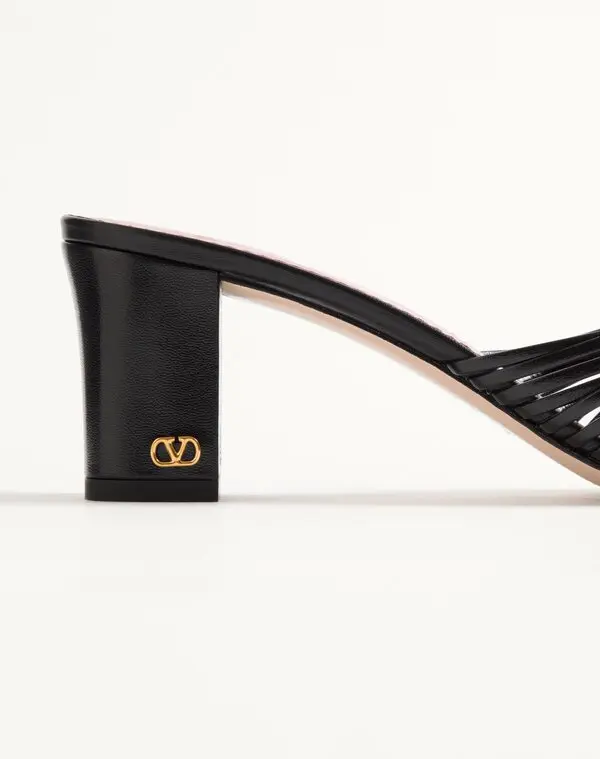 Valentino Garavani Annet Kidskin Slide Sandal 60mm