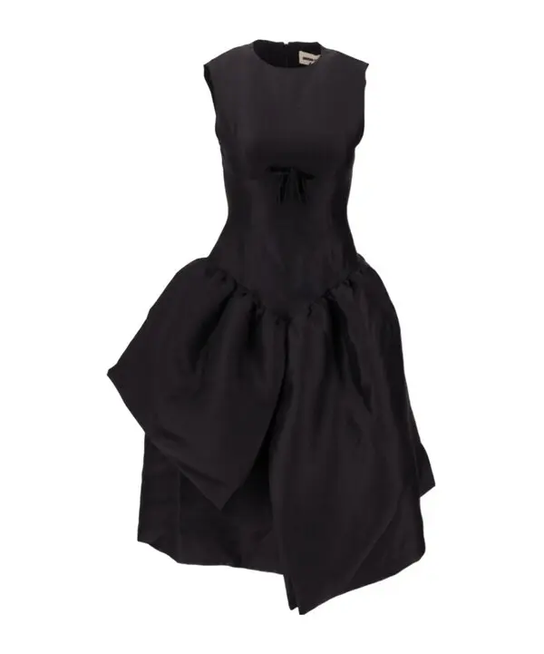 SHUSHU/TONG Sleeveless Smocked Panel Dress