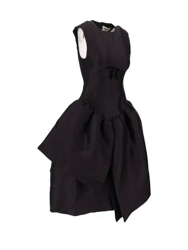 SHUSHU/TONG Sleeveless Smocked Panel Dress