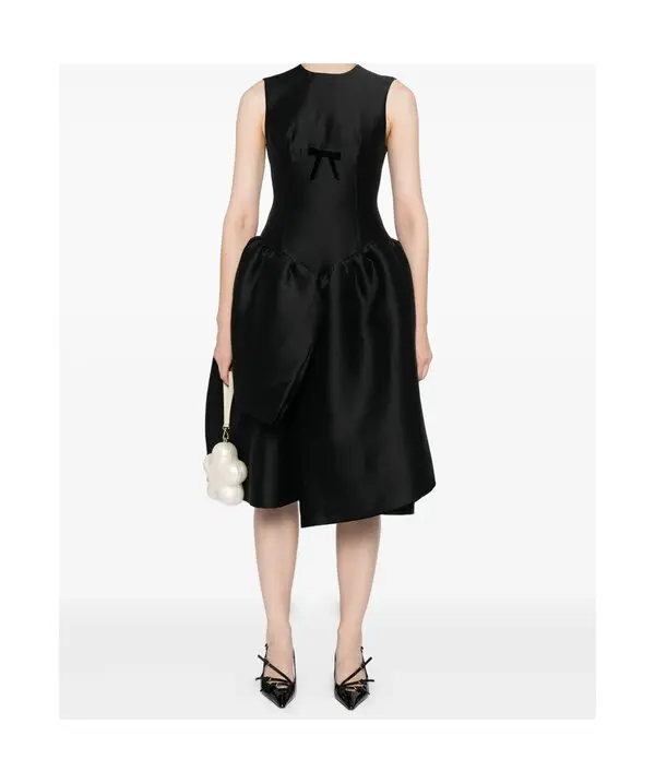 SHUSHU/TONG Sleeveless Smocked Panel Dress