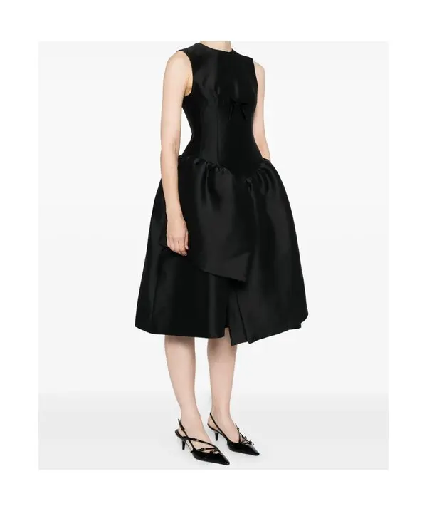 SHUSHU/TONG Sleeveless Smocked Panel Dress
