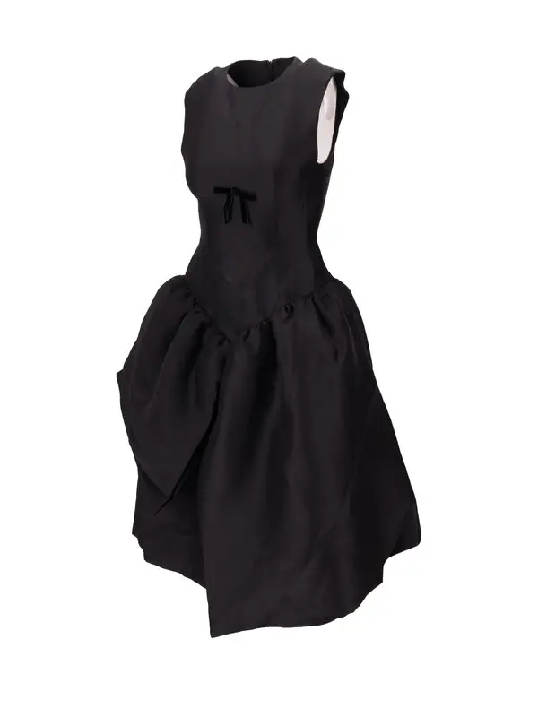 SHUSHU/TONG Sleeveless Smocked Panel Dress